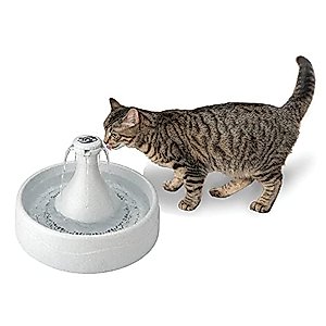 PetSafe Drinkwell 360 Multi Pet Drinking Fountain - Customizable Automatic Water Dispenser for Cats and Dogs - 128 oz Fresh, Filtered Water Capacity for Healthy Pets - Filter Included