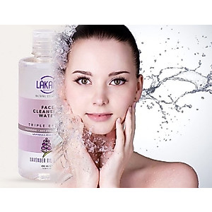 LÀKANI BEAUTY Lavender Micellar Water,Facial Cleanser and Makeup Remover.14.08 fl.Oz