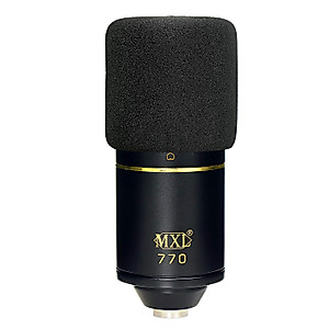 SUNMON Foam Mic Windscreen, Pop Filter Wind Cover fits MXL 770 MXL 990 Condenser Cardioid Microphone