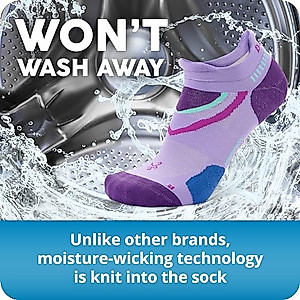 Balega Ultraglide Cushioning Performance No Show Athletic Running Socks for Men and Women (1 Pair), Black, Small