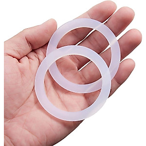 Butter Dish Gaskets 2 Pieces, Vintage Butter Keeper with Wooden Lid, for Home Kitchen Decor, Butter Container Holds Two Sticks of Butter with Wooden Lid (2 gaskets)