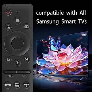 Joelrise Universal Remote Control for All Samsung TVs - Compatible with Samsung Frame Crystal UHD Neo QLED OLED 4K 8K Smart TVs, Featuring Netflix, Prime Video, and Rakuten (2pcs)