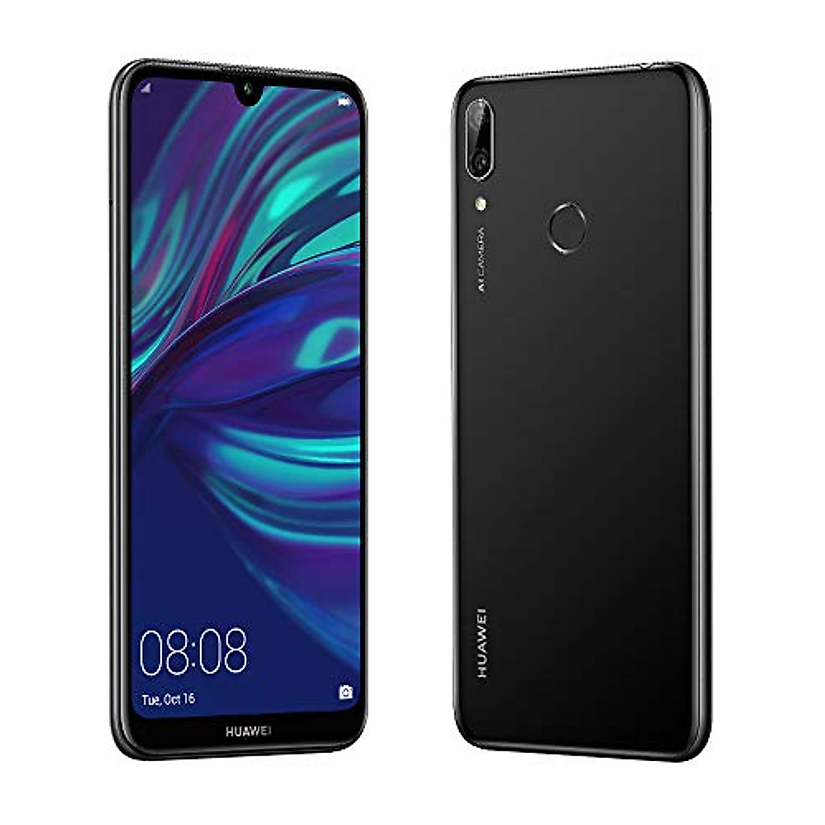 Huawei Y7 2019 Dub-LX3 32GB Unlocked GSM LTE Android Phone w/Dual 13MP+2MP Camera - Midnight Black