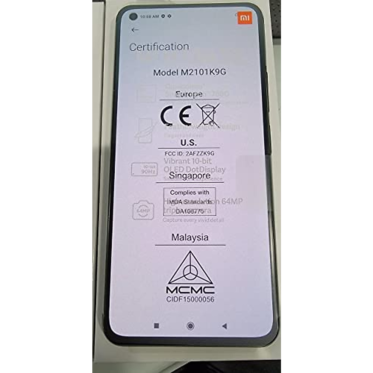 Xiaomi Mi 11 Lite 5G + 4G LTE Volte Global Unlocked GSM 128GB + 6GB 64MP Triple Camera Worldwide GSM (Mint Green)