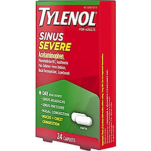 TYLENOL SINUS SEVERE CAPS 24