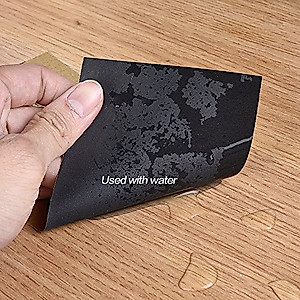 LANHU 220 Grit Sandpaper for Wood Furniture Finishing, Metal Sanding and Automotive Polishing, Dry or Wet Sanding, Multipurpose Sandpaper, 9 x 11 Inches, 20-Sheets