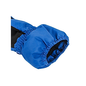 Century Star Kids Gloves Waterproof Boys Girls Ski Gloves Kids Snow Gloves for Toddlers Warm Winter Gloves for Kids Black L (10-12 Years)