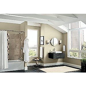 Moen Genta LX Chrome One-Handle Single Hole Modern Bathroom Sink Faucet with Optional Deckplate, 6702