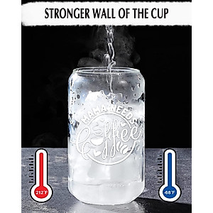 Mothers Day Gifts For Mom, Wife, Women -Gifts For Mom From Daughter, Son, Kids - Best Birthday Gifts For Mom, Mother, Wife, New Mom, Bonus Mom, Mama From Daughter, Son, Husband - 16Oz Coffee Glass