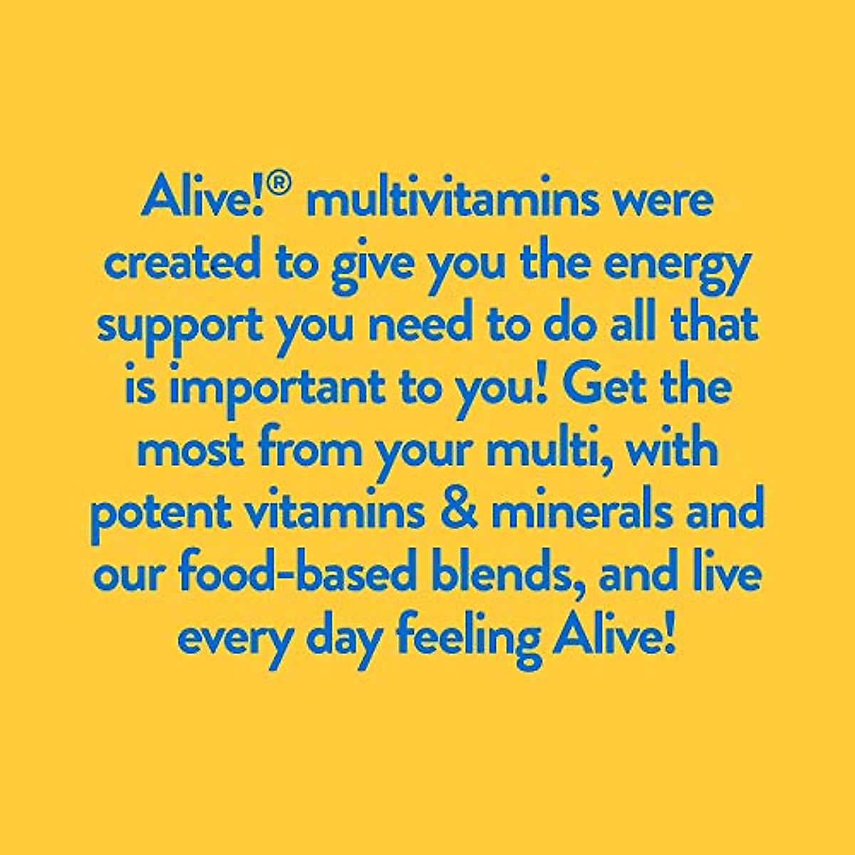 Nature’s Way Alive! Men’s Max3 Potency Multivitamin, Supports Whole Body Wellness*, Supports Cellular Energy*, B-Vitamins, Gluten-Free, 90 Tablets