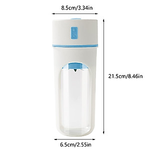 Clearance Portable Blenders, 480ml Mini Wireless Portable 𝐏𝐞𝐫𝐬𝐨𝐧𝐚𝐥 Blenders for Shakes with 6-Blade Head USB Rechargeable Juicer Cup for Home Sport Outdoor Today's Deals of The Day