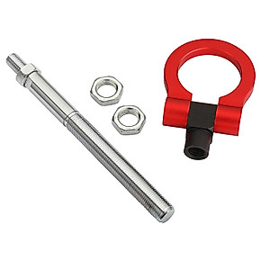 MG Pro-industry RED Front & Rear Bumper Screw on Tow Hook Kit Heavy Duty for Subaru WRX & STI,Impreza,Scion FR-S