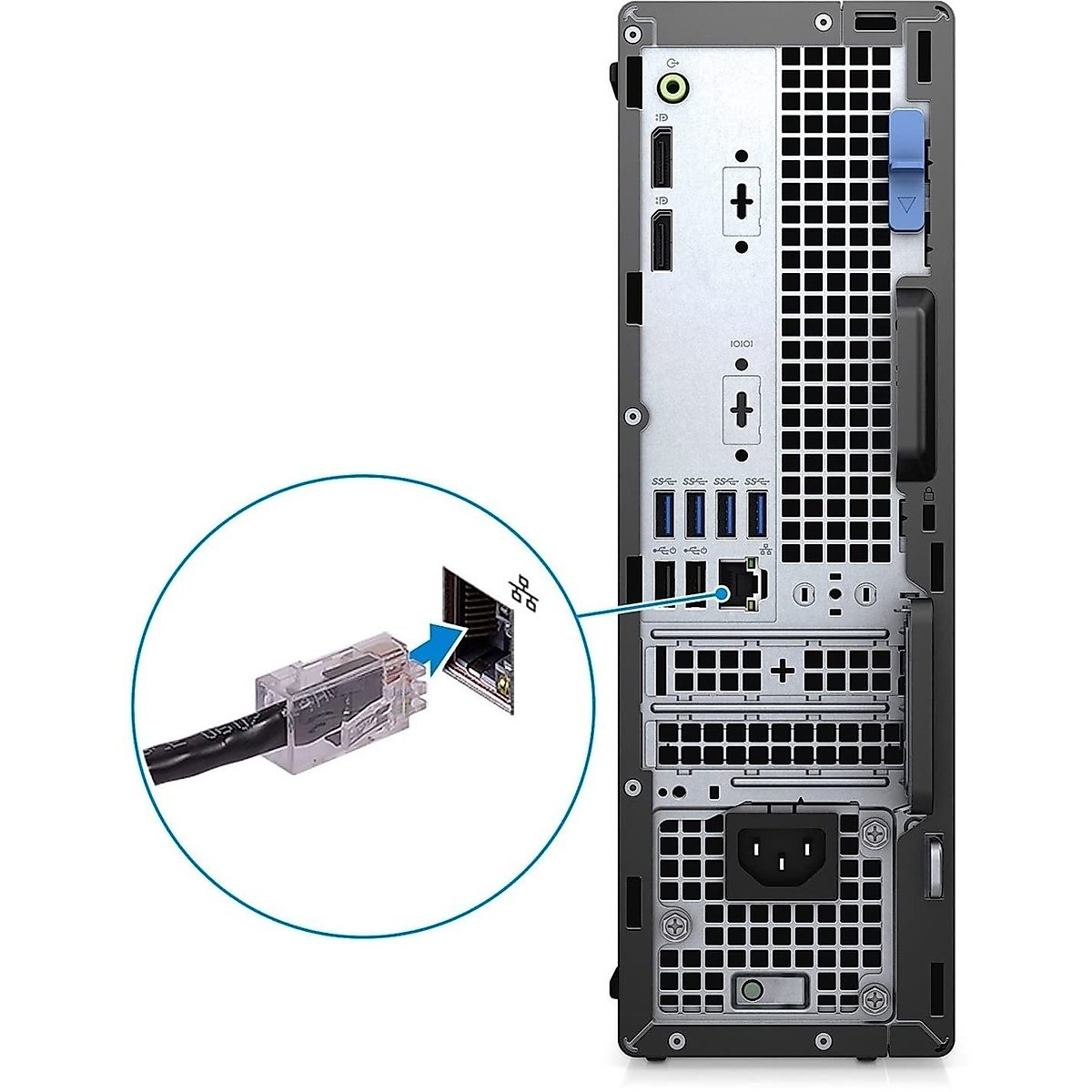 Dell OptiPlex 5000 5090 Desktop Computer - Intel Core i5 10th Gen i5-10505 Hexa-core (6 Core) 3.20 GHz - 16 GB RAM DDR4 SDRAM - 256 GB M.2 PCI Express NVMe 3.0 x4 SSD - Small Form Factor - Black