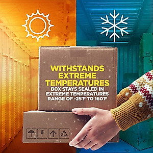 Scotch Long Lasting Storage Packaging Tape, 1.88" x 54.6 yd, Designed for Storage and Packing, Stays Sealed in Weather Extremes, 3" Core, Clear, 1 Roll (3650)