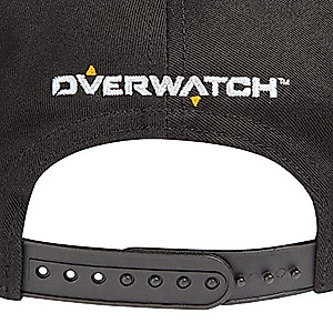 JINX Overwatch Frenetic Snapback Baseball Hat, Black, Adult Size