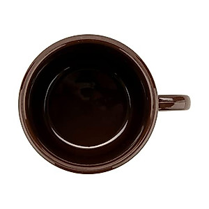 G.E.T. S-12-BR-EC Shatter-Resistant Coffe Mug, 12 Ounce, Brown (Set of 4)