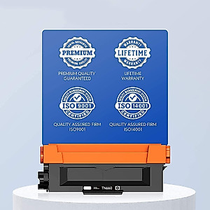 TN660 Toner Cartridge Replacement Compatible for Brother TN 660 TN-660 TN630 High Yield to use with HL-L2380DW HL-L2320D HL-L2340DW DCP-L2540DW MFC-L2700DW MFC-L2720DW Printer (Black, 4 Pack)