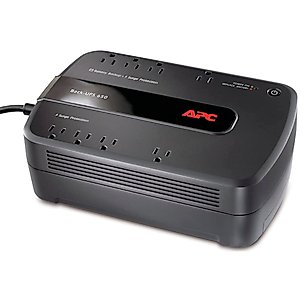 APC BE650G1 Back-UPS 650VA, 120V, 8 NEMA outlets (4 Surge)
