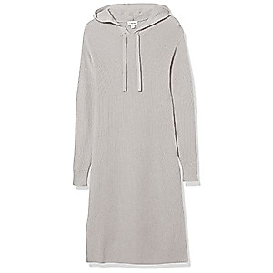 The Drop Women's Claudia Cuddle Hoodie Midi Dress, Porpoise, M