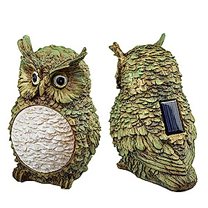 Solar Owl Lamp Solar LED Outdoors Solar Light Waterproof Garden Light Home Outdoor Yard Garden Solar LED Light