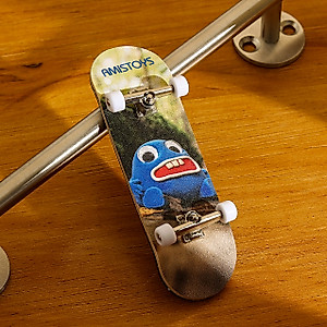 AMISLABTOYS Wood Finger Skateboard Professional Fingerboards Mini Skateboards for Fingers Adults and Teens,1pack 30mm*100mm