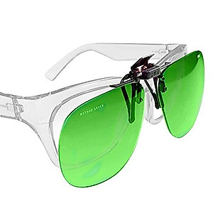 Method Seven Clip-On Aviator Blurple LED Grow Room Glasses