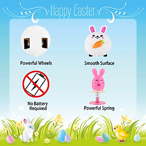 Small Pull Back Toy Cars Set,12 PCS Mini Racing Vehicles for Holiday Birthday Party Favors,Goodie bag Stuffers,Classroom Prizes,Bulk Toys for Kids (Easter Bunny Rabbit Egg Basket Stuffers,Pop Up Toys)