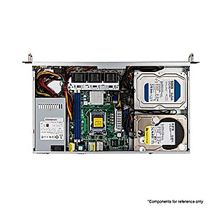 IN-WIN IW-RF100S-S265 1U Short Depth Mini-ITX Rackmount Server Chassis , 265W