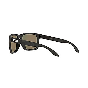 Oakley Men's OO9417 Holbrook XL Square Sunglasses, Matte Black Camouflage/Prizm Ruby, 59 mm