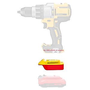 X-Adapter for DeWalt 20v MAX Cordless Tools Only Fits Craftsman V20 (NOT Old 20v) Lithium Batteries- Adapter Only Black