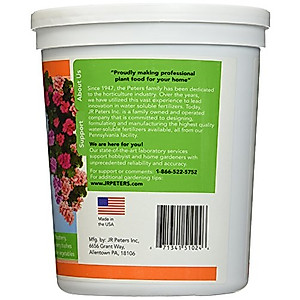 J R Peters Inc 51024 Jacks Classic No.1.5 10-30-20 Blossom Booster Fertilizer