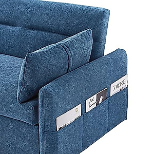 FANYE Blue Microfiber with USB Ports, 55.1"