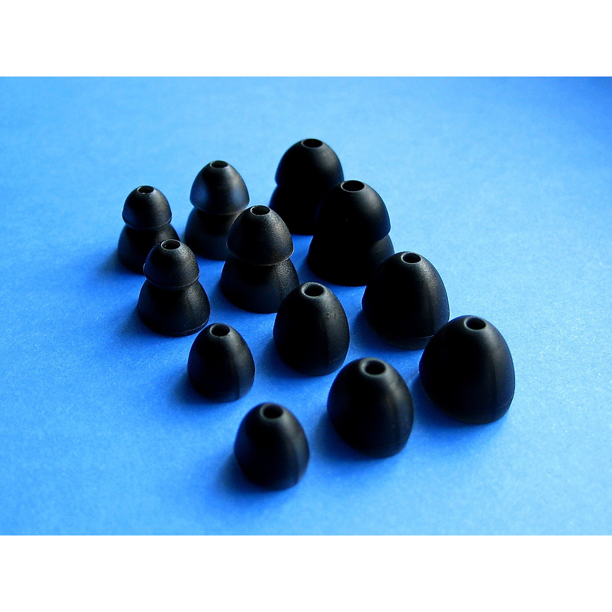 Comfortable (B) Oval Fit Kit Compatible with Shure in Ear Earphones - Replacement Eartips Eargels Earbuds Adapters