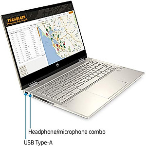 2020 HP Pavilion x360 14" FHD WLED Touchscreen 2-in-1 Convertible Laptop, Intel Core i5-1035G1 up to 3.6GHz, 8GB DDR4, 256GB SSD, 802.11ac, Bluetooth, Webcam, HDMI, Fingerprint Reader, Windows 10