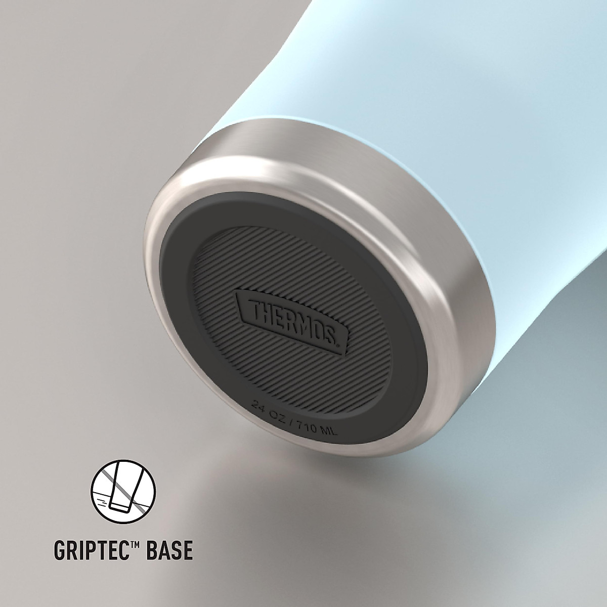 THERMOS ICON SERIES, Stainless Steel Cold Tumbler with Slide Lock, 24 Ounce, Glacier