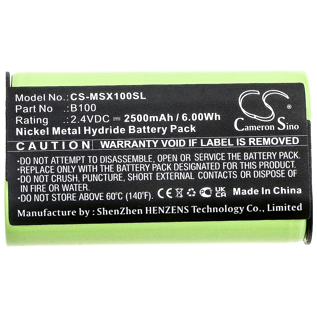 CS Replacement Batteries for Microsoft Xbox One Elite Wireless Contro, Xbox One S Wireless Controller, Xbox One X B100 2500mAh / 6.00Wh Home Security Camera