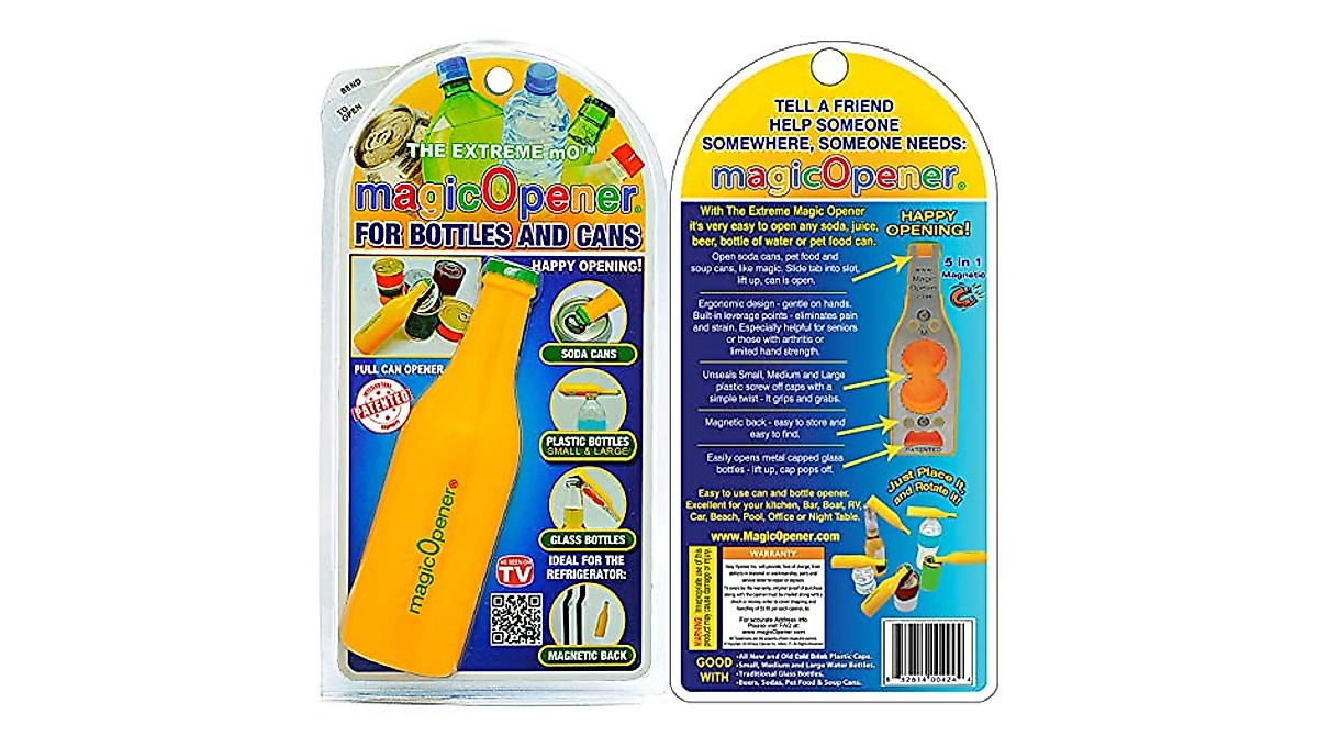 MagicOpener EXTREME - Effortless Bottle & Can Opener for Arthritis