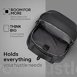 American Tourister VALEX BLACK LAPTOP BACKPACK 28 Ltrs,Volume, LAPTOP COMPARTMENT, BOTTLE POCKET, FRONT ORGANIZER, BLACK, M, laptop bags