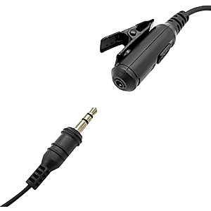 JUYODE Quick Disconnect Earpiece 2 Pin Walkie Talkie in-Ear Headset for Baofeng UV-5R UV-82 UV-82hp BF-888s BF-F9 Archsell AR-152 Kenwood TK-2312 Retevis H-777 RT21 RT22 RT68 Single Wire Surveillance