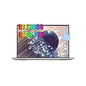 NewDell XPS 17 9710 17 inch UHD+ Ultrabook Laptop, 3840x2400 Touchscreen, Intel i7-11800H, 64GB RAM, 2TB SSD, RTX 3060 6GB,Webcam, Backlit, Fingerprint, WiFi 6, Thunderbolt 4, Win11 H, AimCare Support