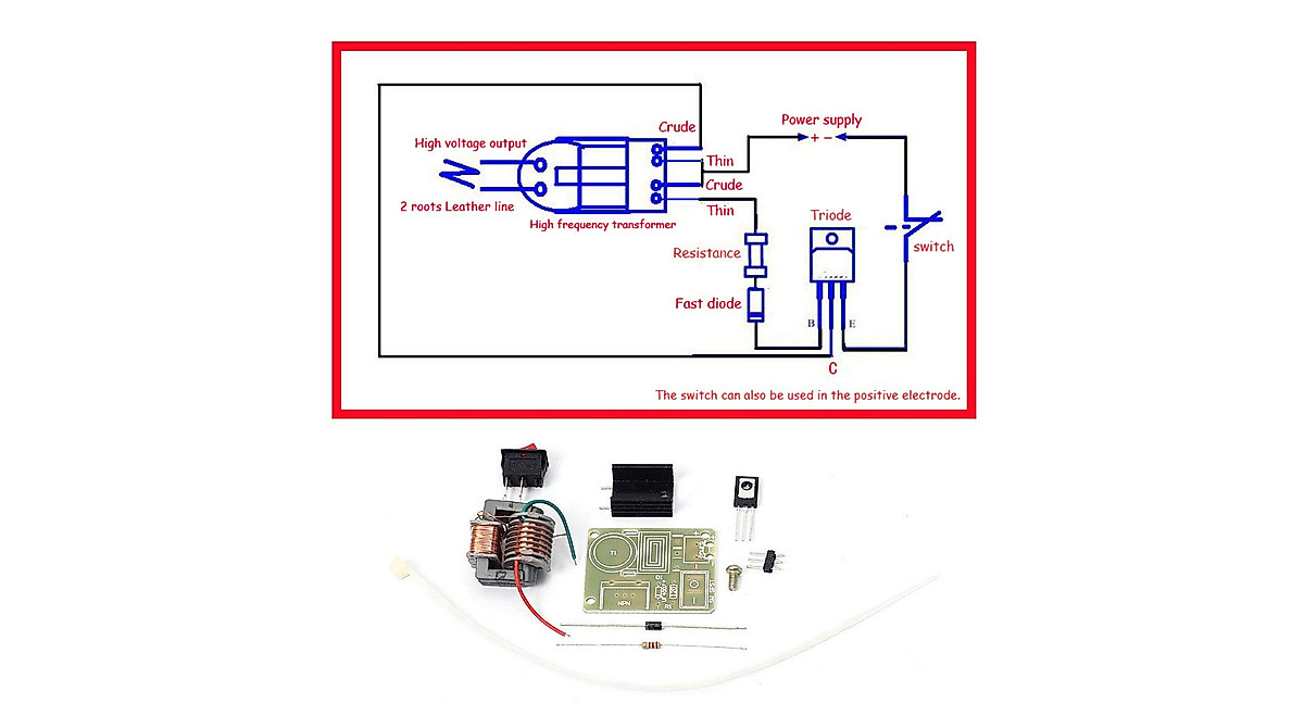 Comidox 15KV Boost Generator Kit for DIY Electronics