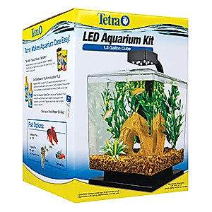 Tetra 29137 Water Wonder Aquarium Kit, Black, 1.5 Gallons