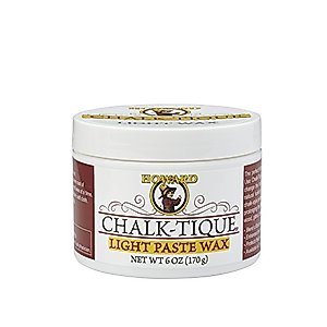 Howard Products Chalk-Tique Light Paste Wax – Soft Chalk Paint Wax – Perfect Furniture Wax For Your Chalk Paint Home Décor Project , 6 Ounce (Pack of 1)