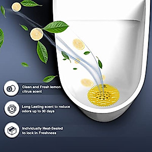 Urinal Screens Deodorizer (Yellow)