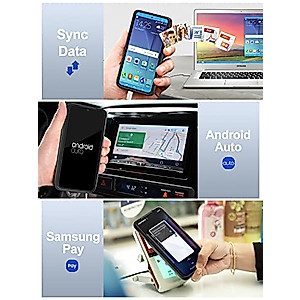 NEWDERY Galaxy S23 Battery Case, Qi Wireless Charging, Fast Charging, Sync Data Supported, 4700mAh Ultra Slim Portable Rechargeble Charger Case for Samsung S23 6.1"(2023 Newest) Black