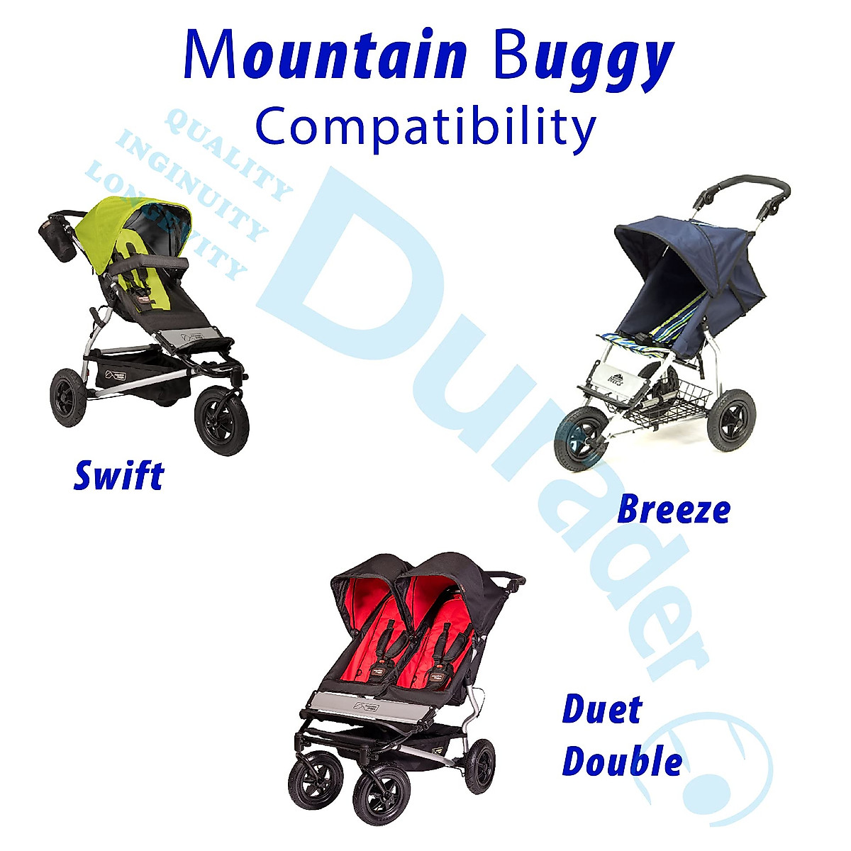 Mountain Buggy- Duet Double Stroller (Tube)