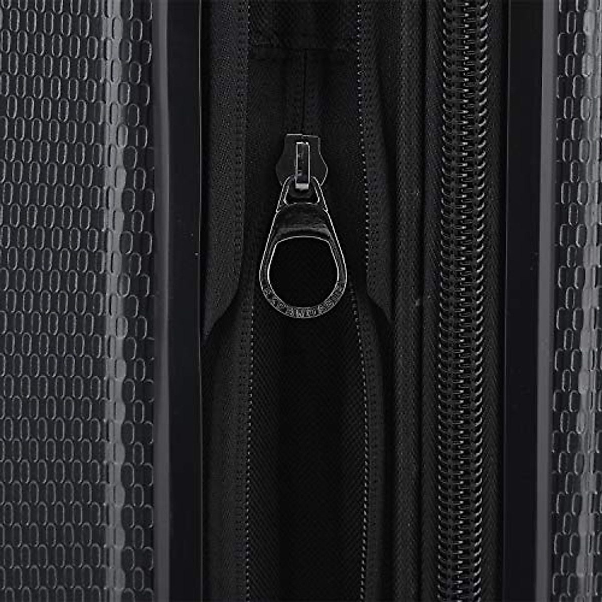 Traveler's Choice New London II Hardside Expandable Spinner Luggage, Gray, Checked-Medium 26-Inch