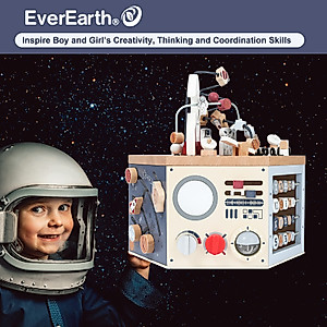 EverEarth Space Activity Cube for Toddlers - Fun & Educational Toy