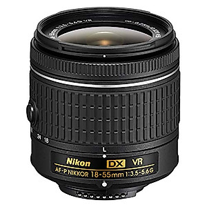 Nikon D5600 DSLR Camera Kit with 18-55mm VR Lens | Built-in Wi-Fi | 24.2 MP CMOS Sensor | EXPEED 4 Image Processor and Full HD 1080p Video Recording at 60 fps| SnapBridge Bluetooth Connectivity