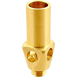 ANPTGHT 4pcs Propane Natural Gas Burner Jet Nozzle Wok Burner Brass Nozzles Sparyer for 10, 20, 23, 32, 44 Tips Cast Iron Burner fit Wok Range, Grilling, Stir Fry (Propane Gas)
